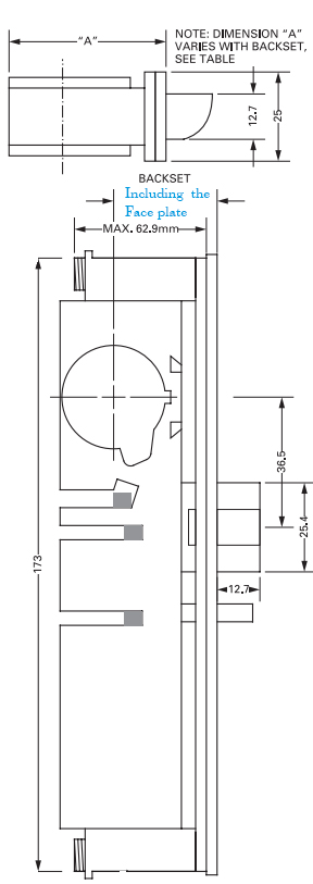 Adams Rite 4710 Deadlatch
