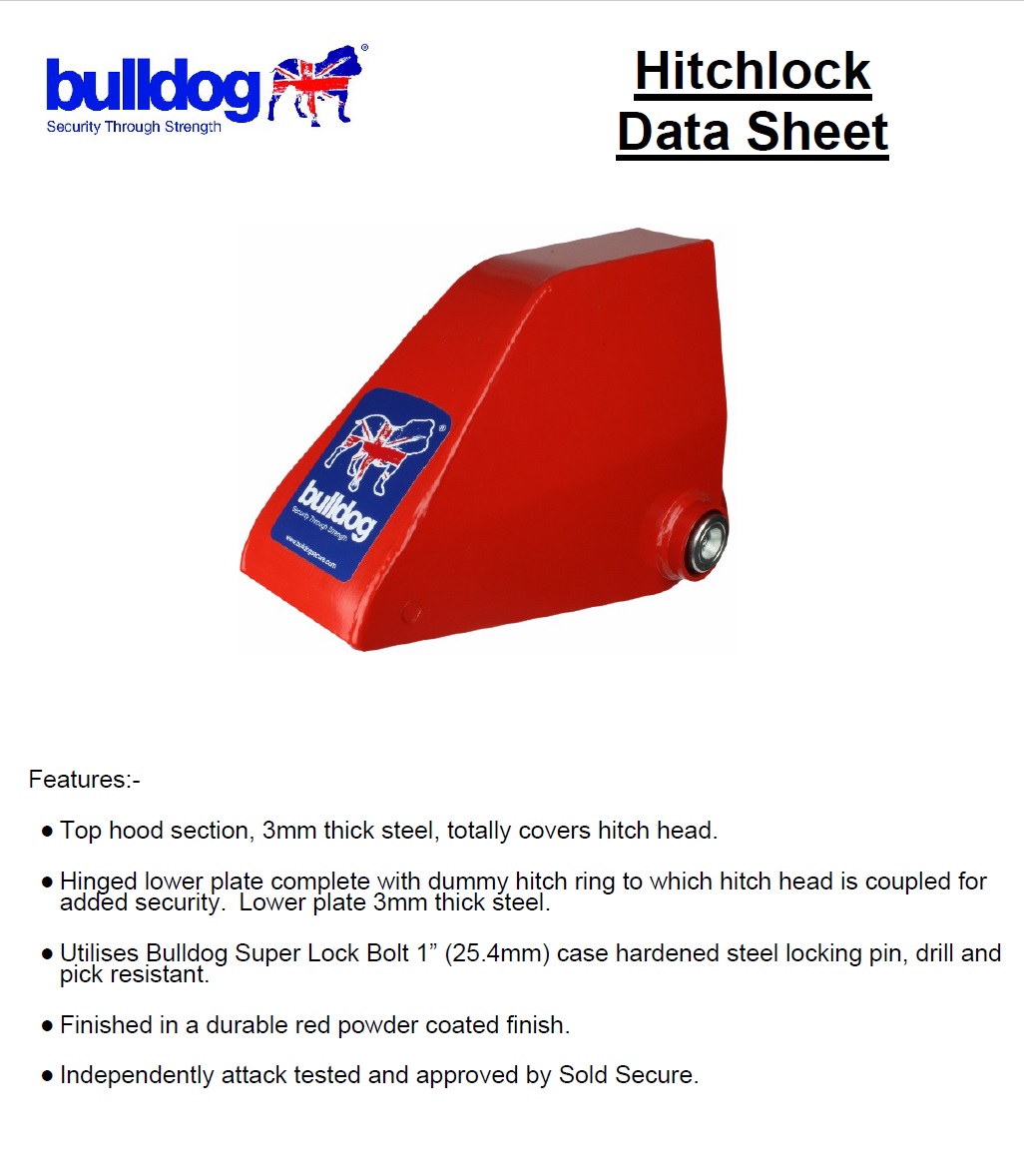 Bulldog Heavy Duty Hitchlock - Bradley Autoheads models GA3500, GA2750 ...